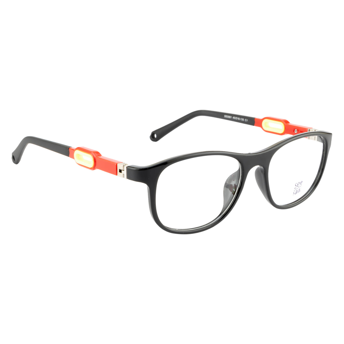 Metal Hinge Oval Frames with Shaped Temples – SeeSaw Eyewear